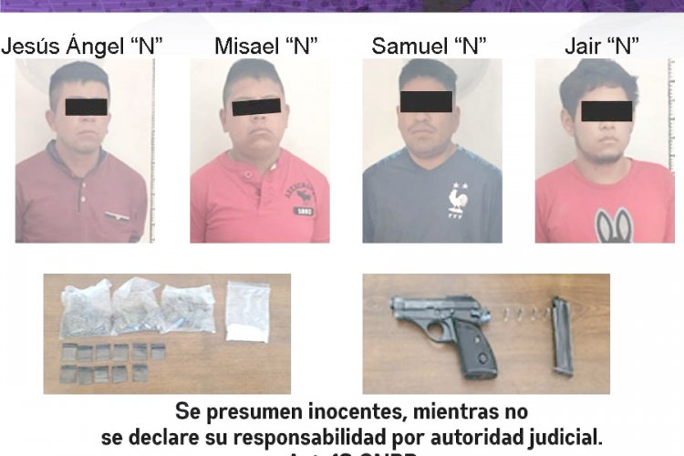 Por drogas y armas prohibidas, cayeron estos cuatro individuos - El Regional del Sur