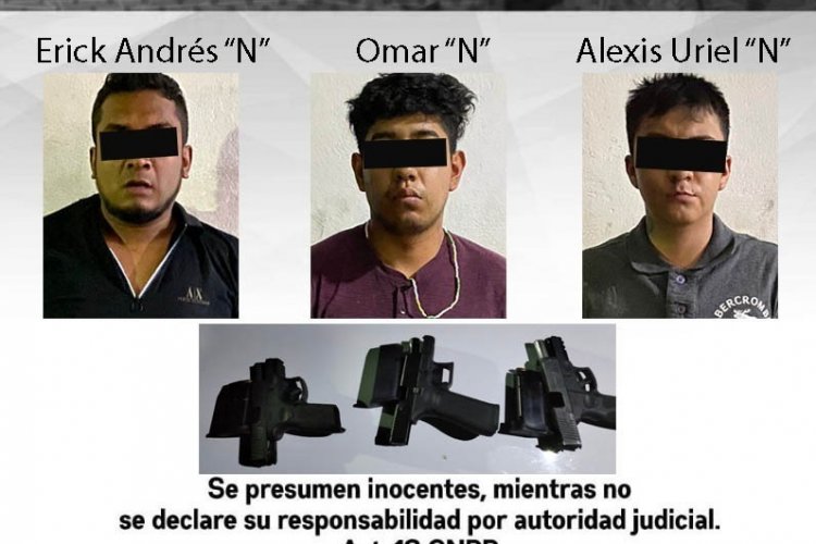 En Xochitepec, atrapan a tres con igual número de armas prohibidas - El Regional del Sur